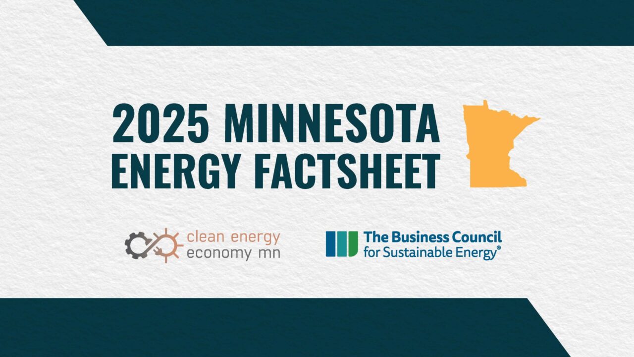 NEW REPORT: Minnesota Continues Clean Energy Leadership With Record-Low ...