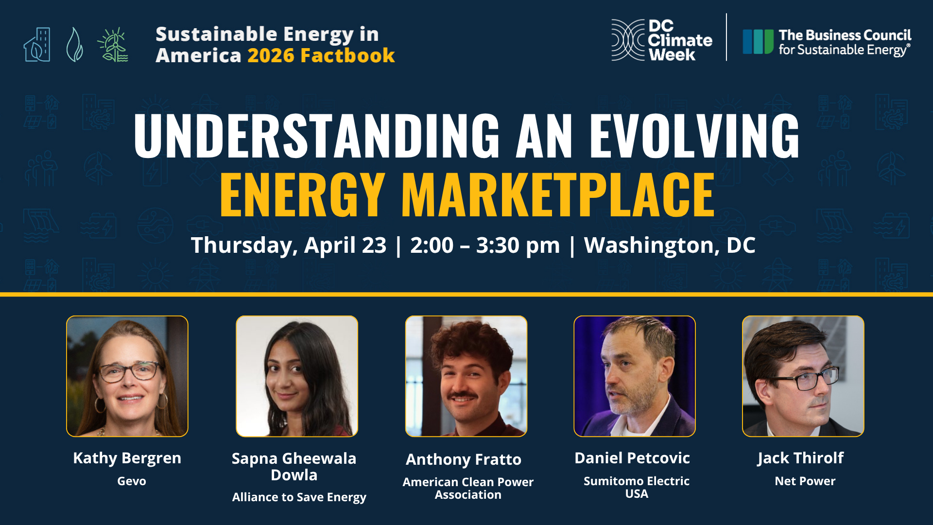 DC Climate Week - Understanding an Evolving Energy Marketplace ...